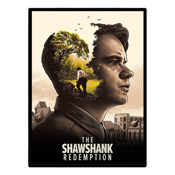 The Shawshank Redemption (1994) Illuminated LED frame display & Poster ...